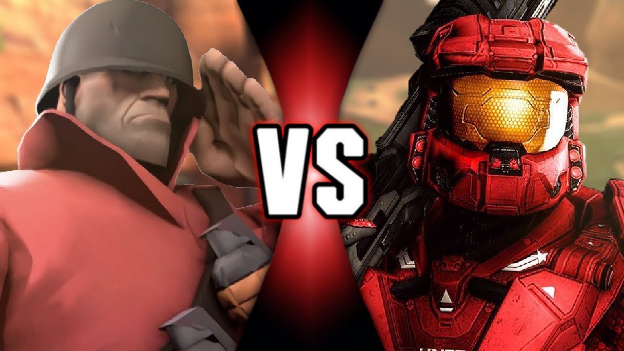 Soldier VS Sarge [Team Fortress 2 VS Red vs Blue] | VS Trailer - YouTube