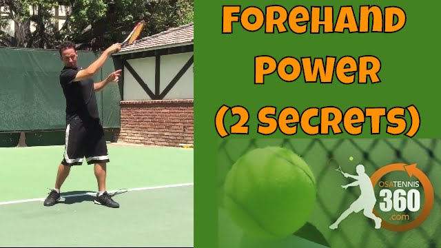 Forehand Power | 2 Secrets for BIG Forehand Groundstrokes - YouTube