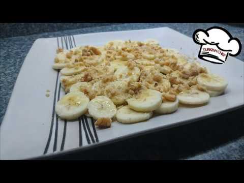 An Easy and Tasty Sweet with Banana. MUZLU BALLI TATLI. - YouTube