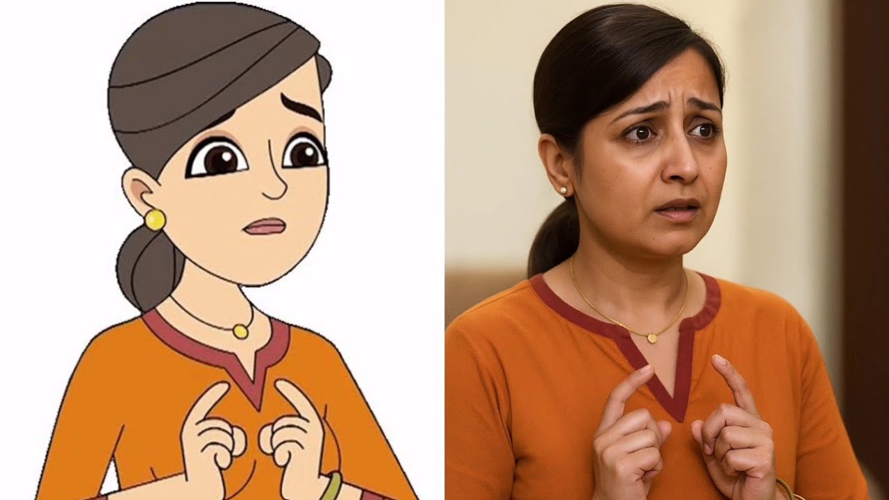 Chikoo aur bunty cartoon characters in real life - YouTube