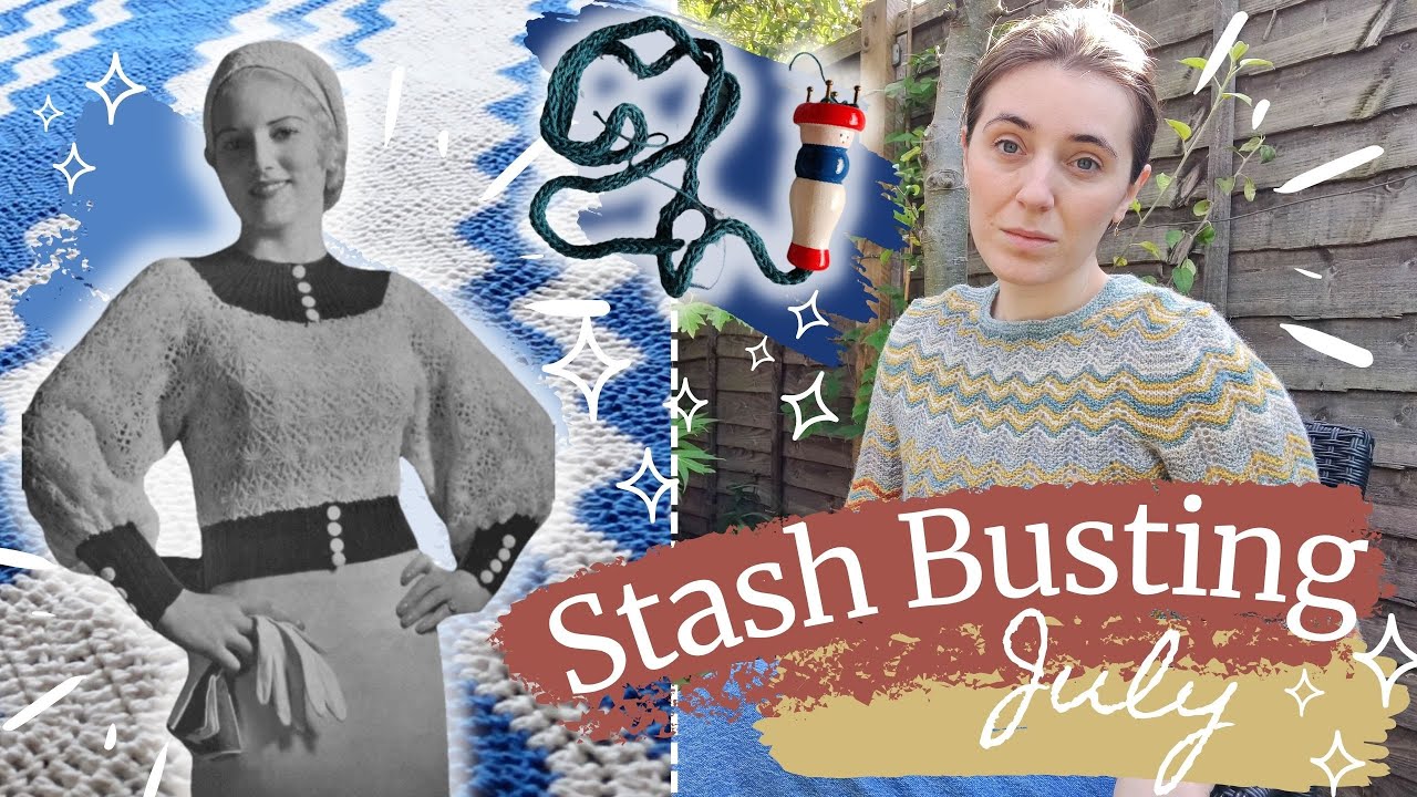 I can't believe I knit this much in a year! | Stashbusting July 2023 - YouTube