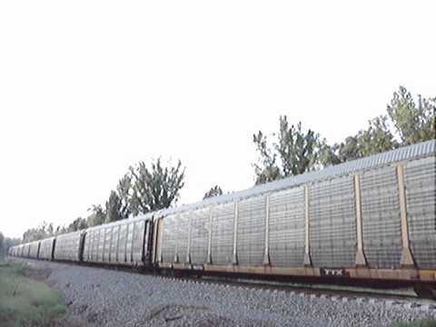 CSX R208 autorack - YouTube