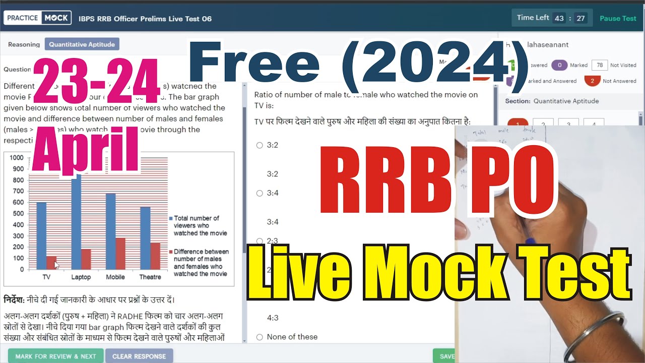 🎯PracticeMock RRB PO Live Mock Test 2024 | 23-24 April | How to Attempt ...