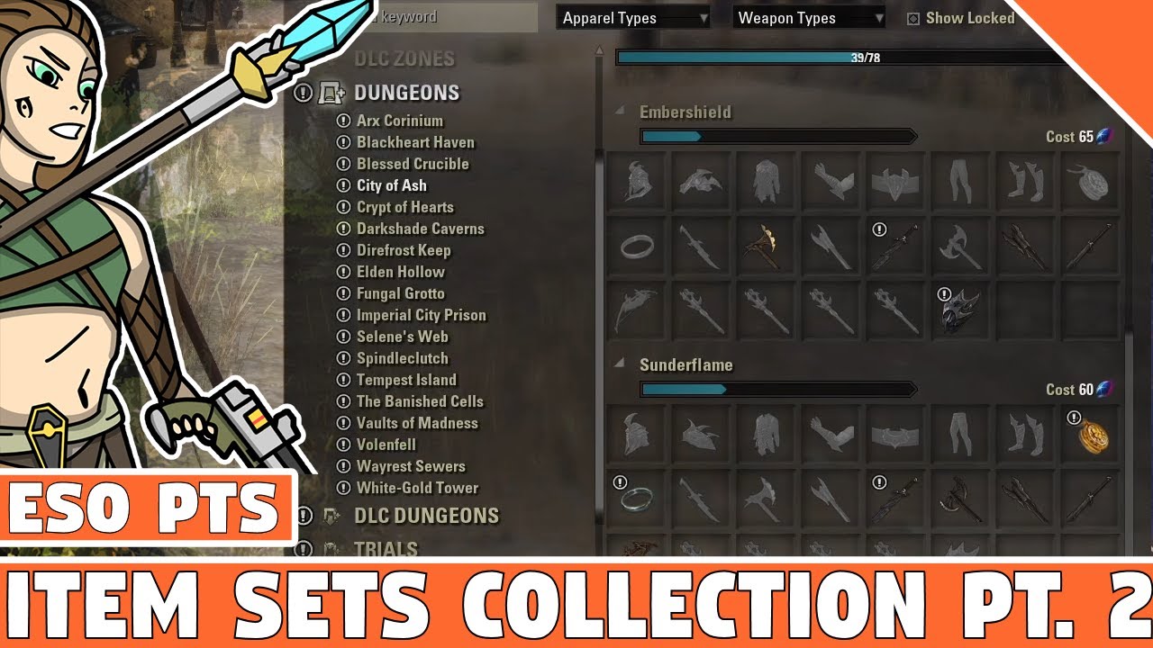 ESO Item Sets Collection Preview Part 2! | ESO PTS | Elder Scrolls ...