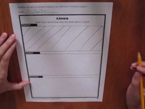 Diagonal, Vertical, and Horizontal Lines Worksheet - YouTube