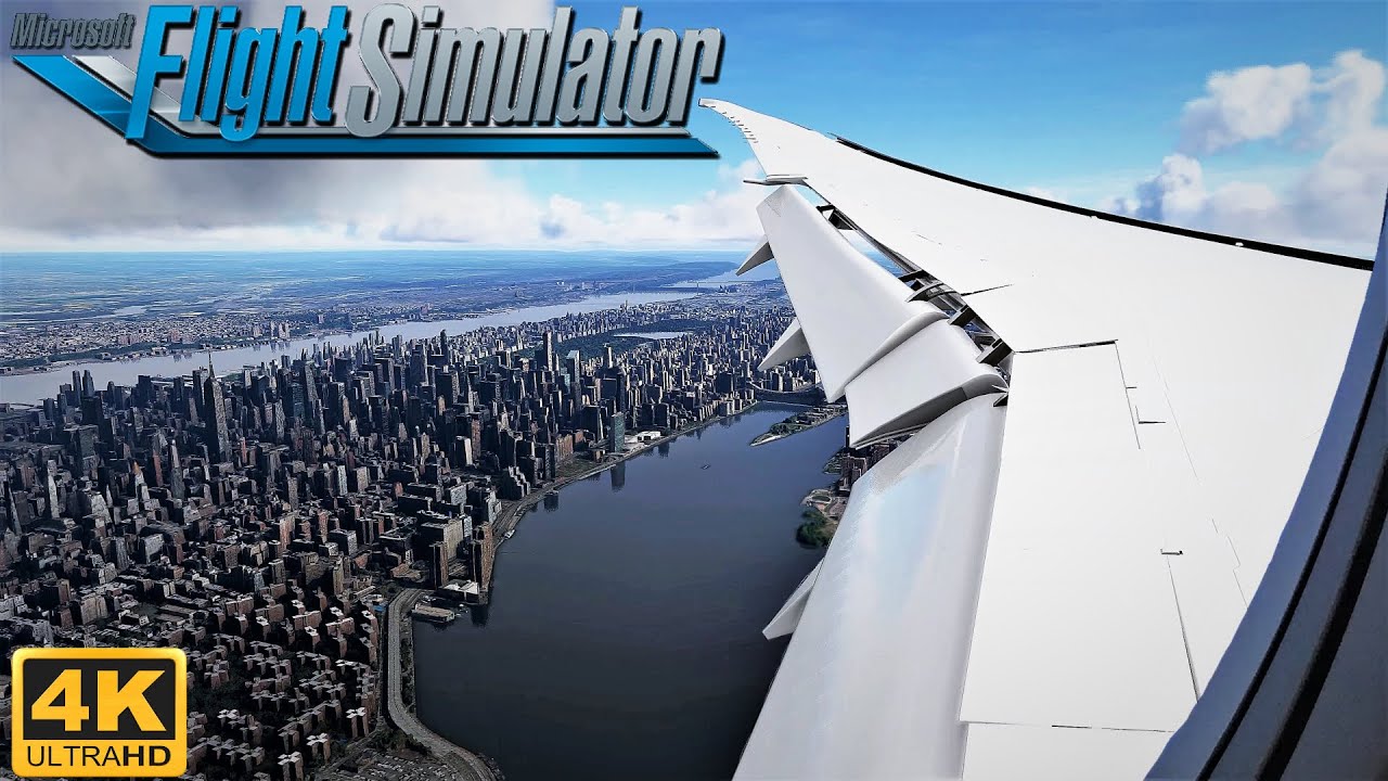 Microsoft Flight Simulator 787-10 NEW YORK *EXTREME 4K GRAPHICS* JFK ...