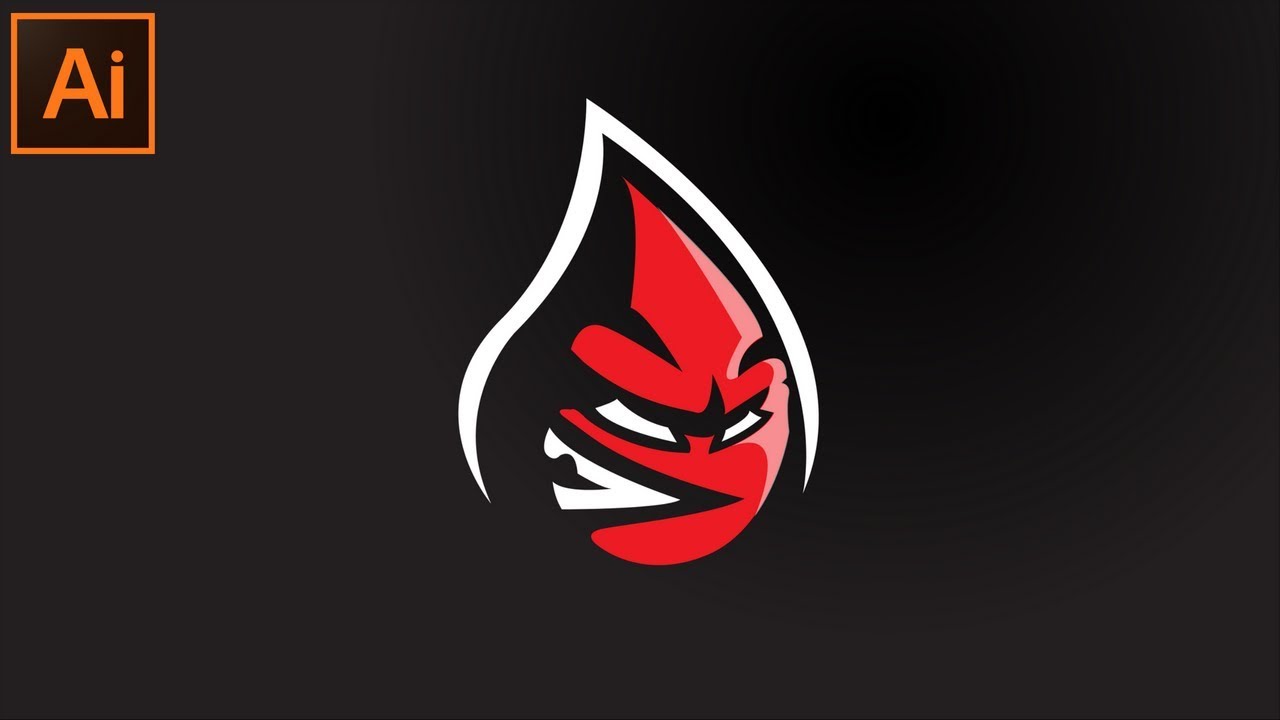 How to Make Vector Flat Outline Illustration in Illustrator - YouTube