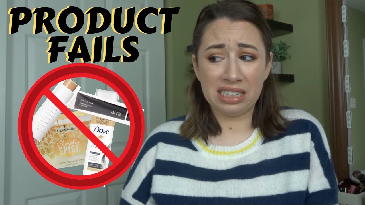 PRODUCTS THAT DIDN'T WORK FOR ME | PRODUCT FAILS - YouTube