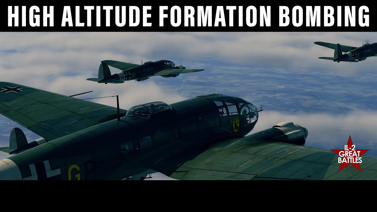 Heinkel He 111 High Altitude Bombing Mission (Cinematic Gameplay) - YouTube