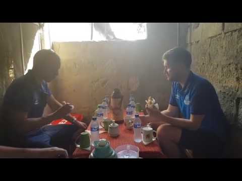 Everton In Tanzania, Having Local Breakfast - YouTube