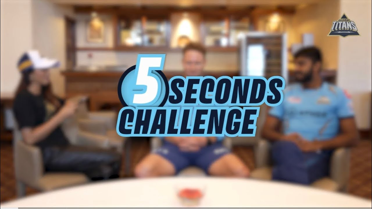 Gujarat Titans | 5-second showdown ft. Vijay & Miller - YouTube