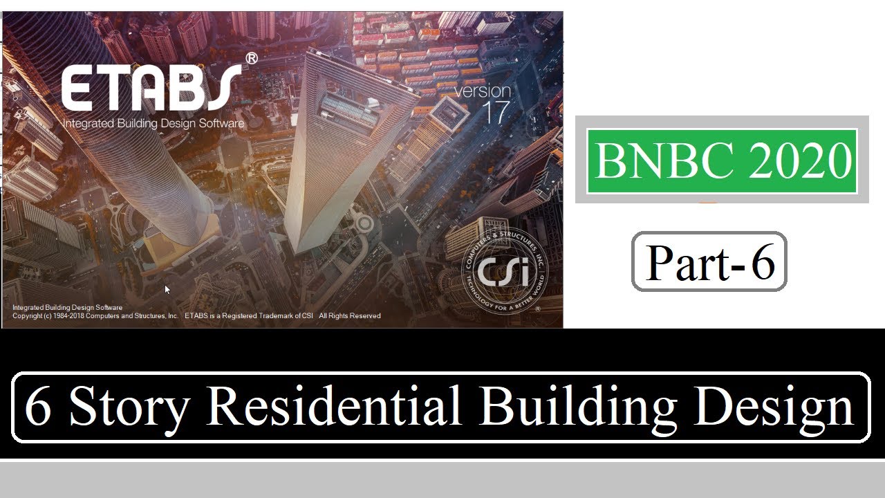 Six Story Building Design in Etabs | Part 6 - YouTube