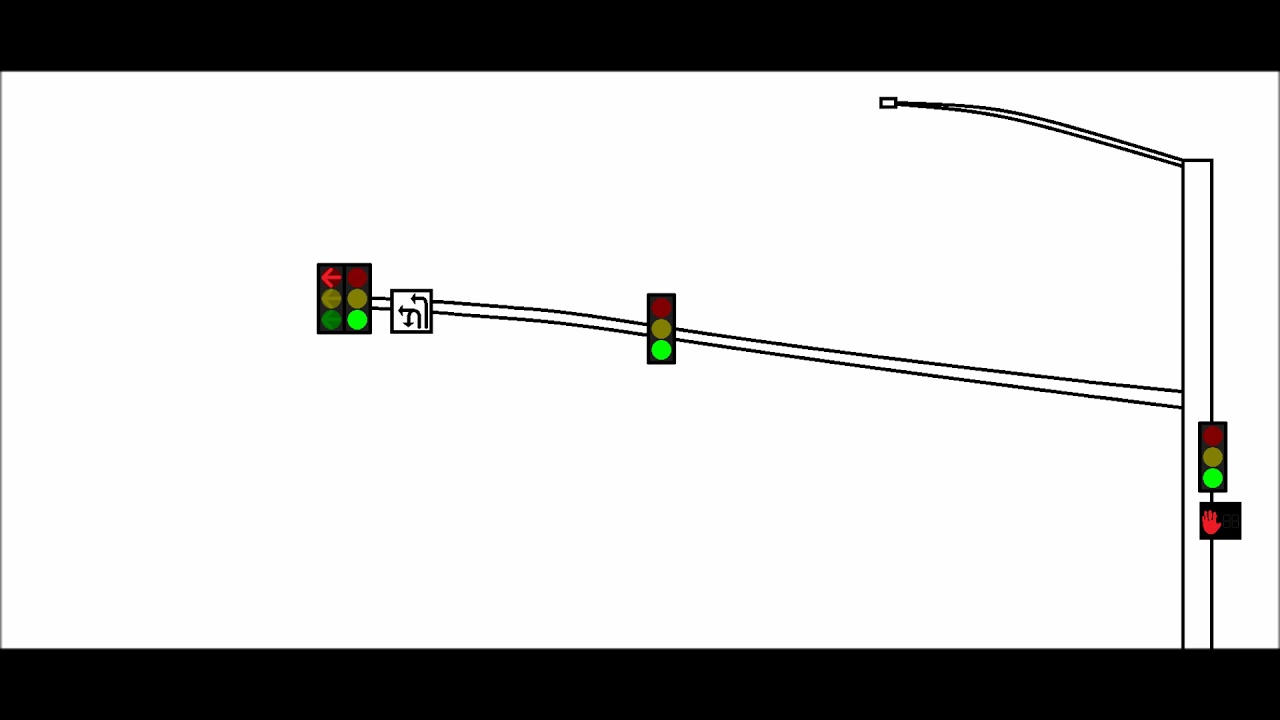 Traffic Signal Animation - YouTube
