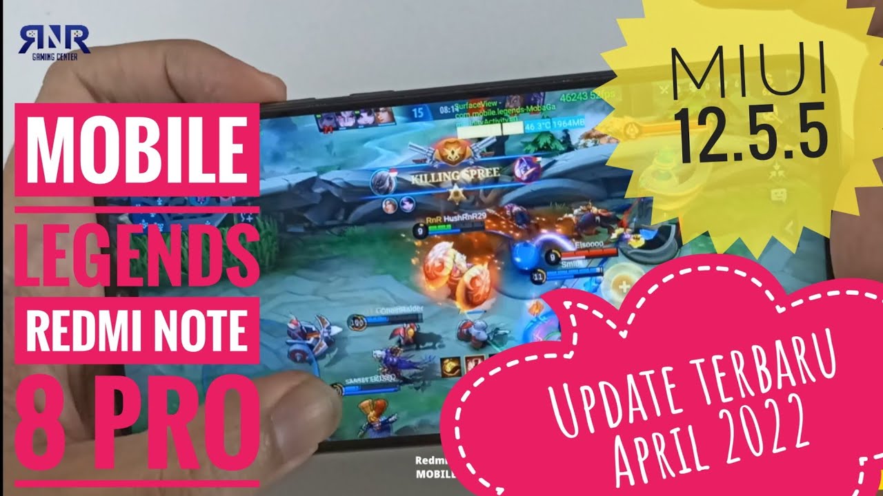 Update MIUI 12.5.5 - Test Mobile Legends Ultra Graphics - Redmi Note 8 ...