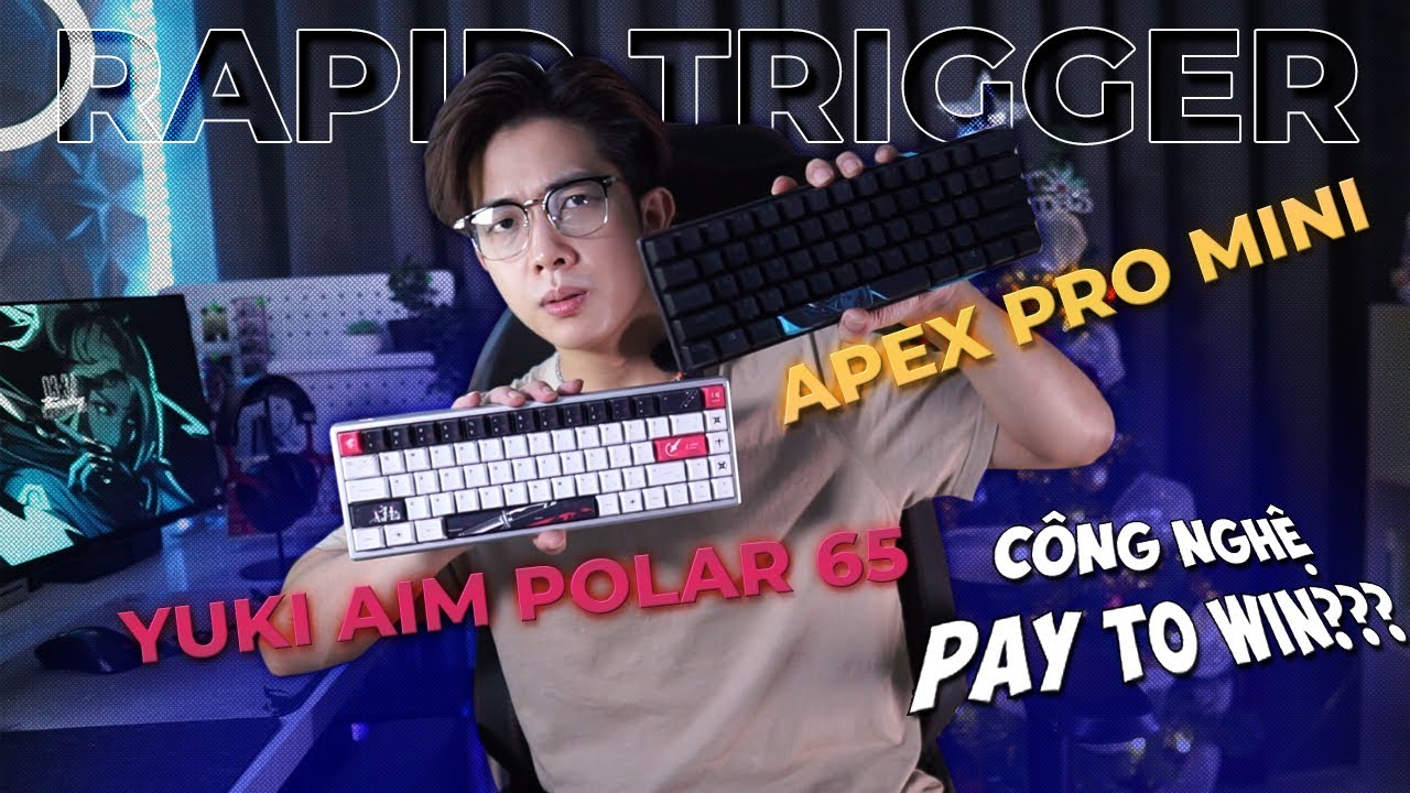 Bàn phím RAPID TRIGGER // Yuki Aim Polar 65 (Katana Edition) vs Apex ...