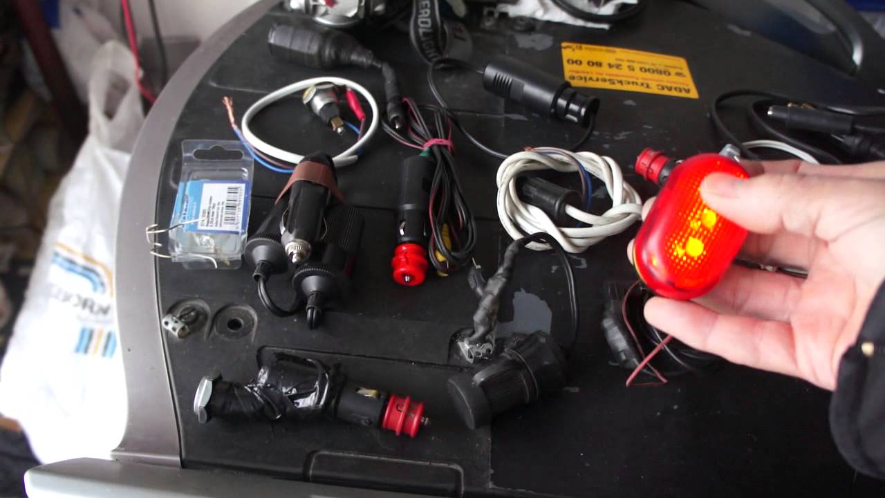 Emercency lights, just in case! - YouTube