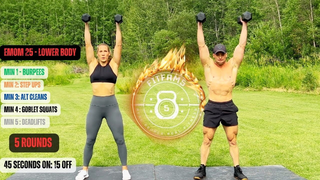 Lower Body EMOM🔥25 MIN - YouTube