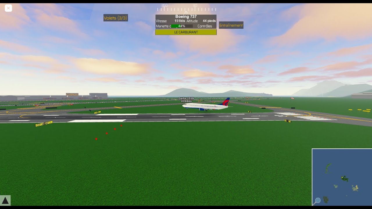 Vol GR vers Perth sur Pilot Training Flight Simulator - YouTube