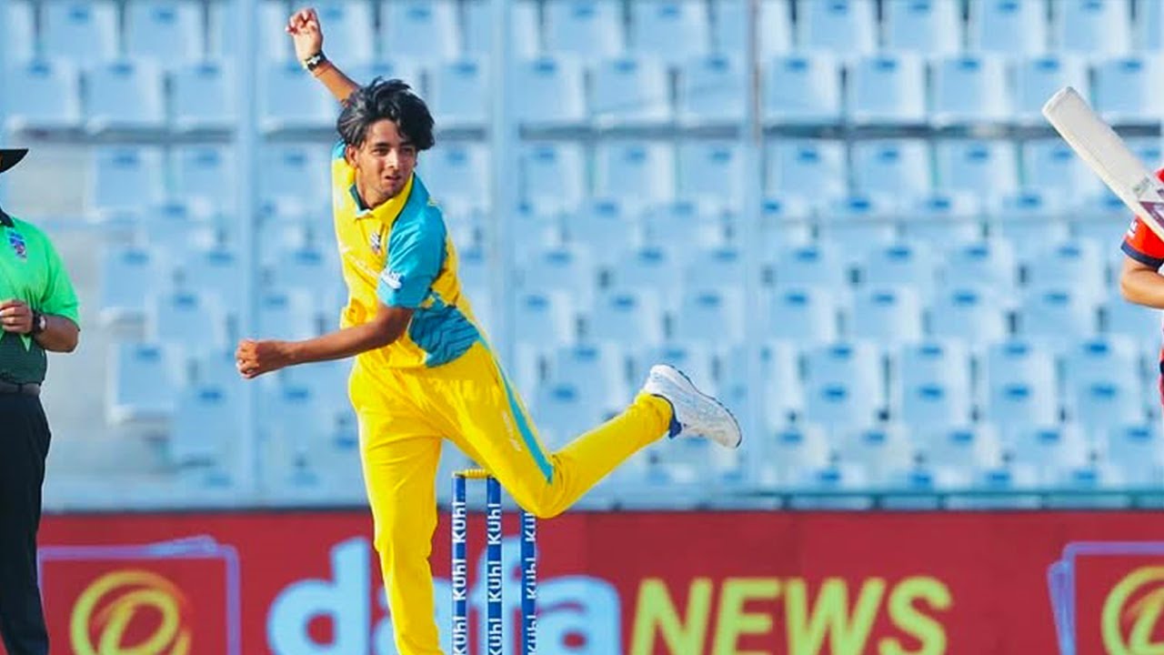 Shubham Rana | Bowling | Punjab's Player | - YouTube