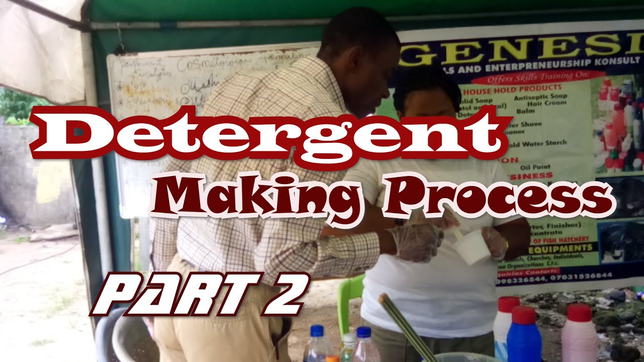Detergent Omo Production Process Part 2. - YouTube