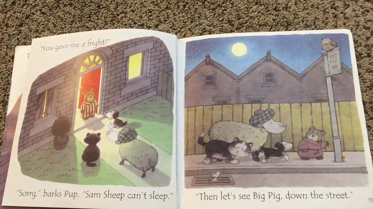 Sam Sheep Can't Sleep (Usborne Phonics Books) - YouTube