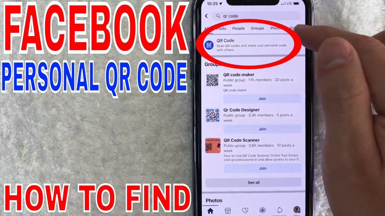 How To Find Personal Facebook QR Code 🔴 - YouTube