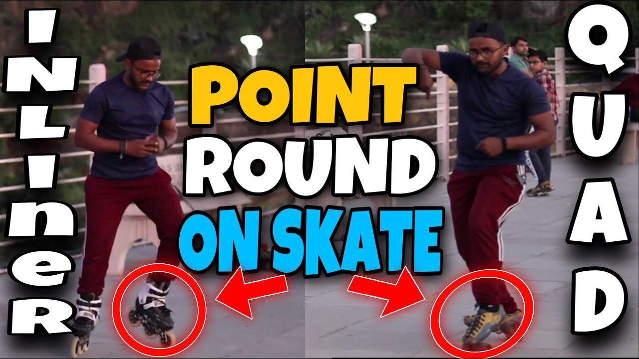 Point Round On Skate || Skating training for Kids beginners || Easy ...