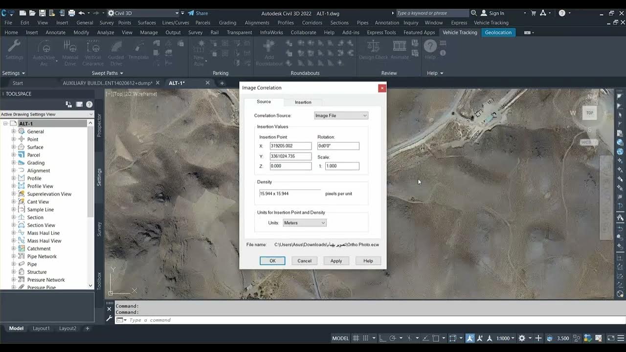 IMPORT ECW TO CIVIL 3D - YouTube