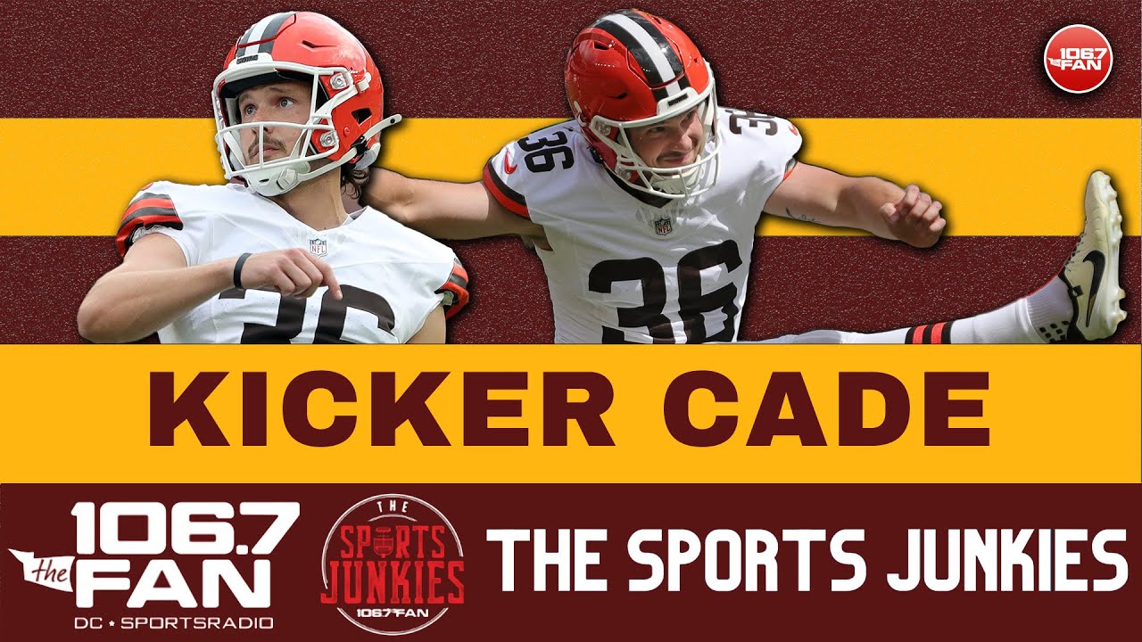 #commanders acquire K Cade York from #browns | The Sports Junkies - YouTube