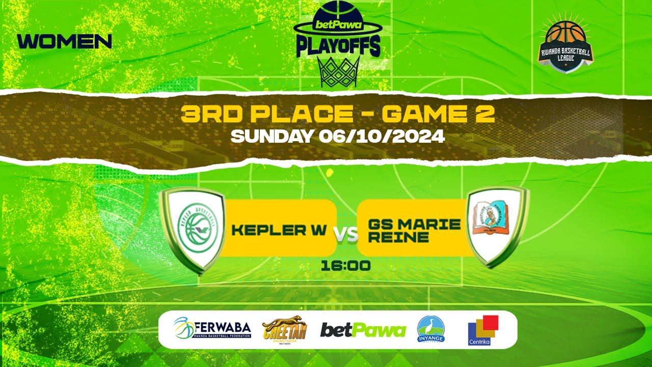 🥉 #betPawaPlayoffs 2024: WOMEN - 3rd PLACE GAME 2: KEPLER W BBC vs GS ...