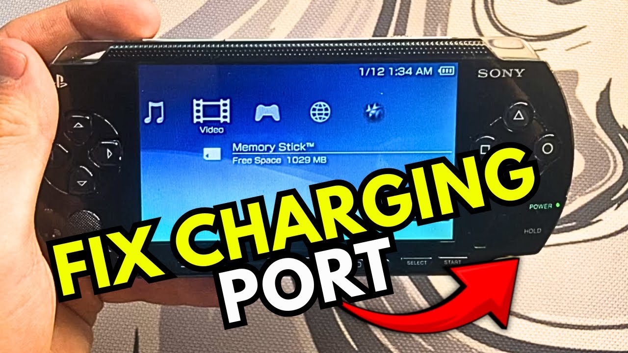 How To FIX PSP CHARGING PORT CONNECTION (EASY) 2026 - YouTube
