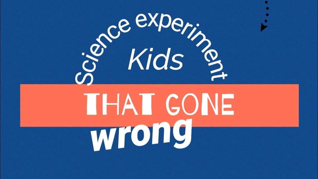 kids science experiment gone wrong/ bloopers/ funny videos/fun ...