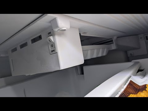 LG refrigerator ice maker testing. not producing ice. no water in the ...