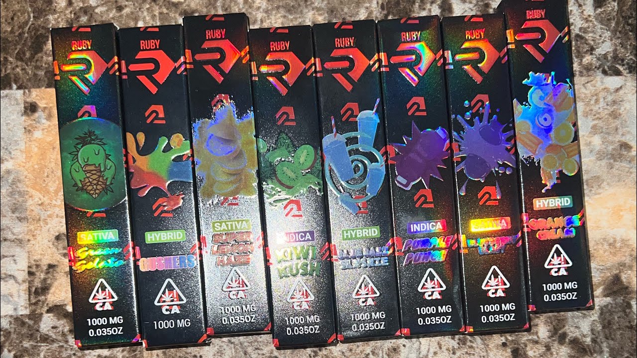 I found 8 ruby disposables in midland Texas - YouTube