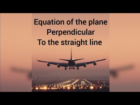 Find the equation of the plane passing through the point and ...