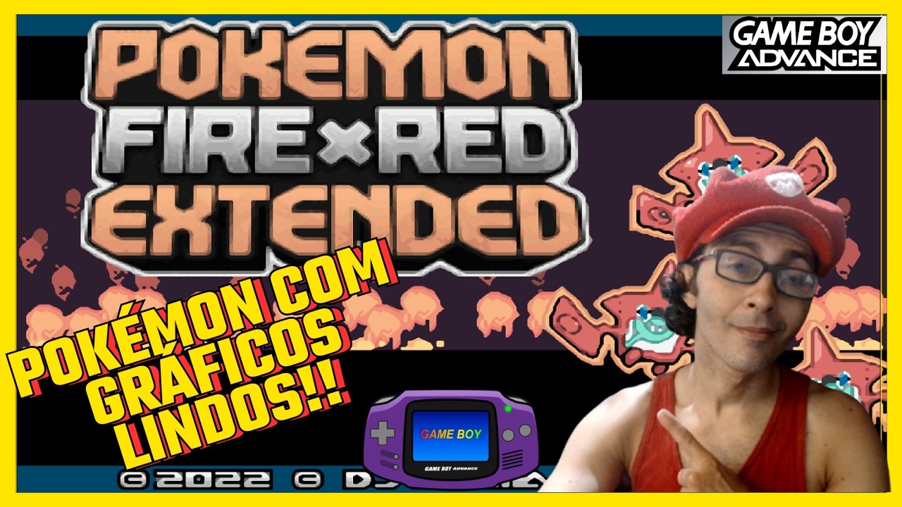 Pokémon Firered Extended Gráficos Lindos pro GBA Gameplay ao VIVO até ...