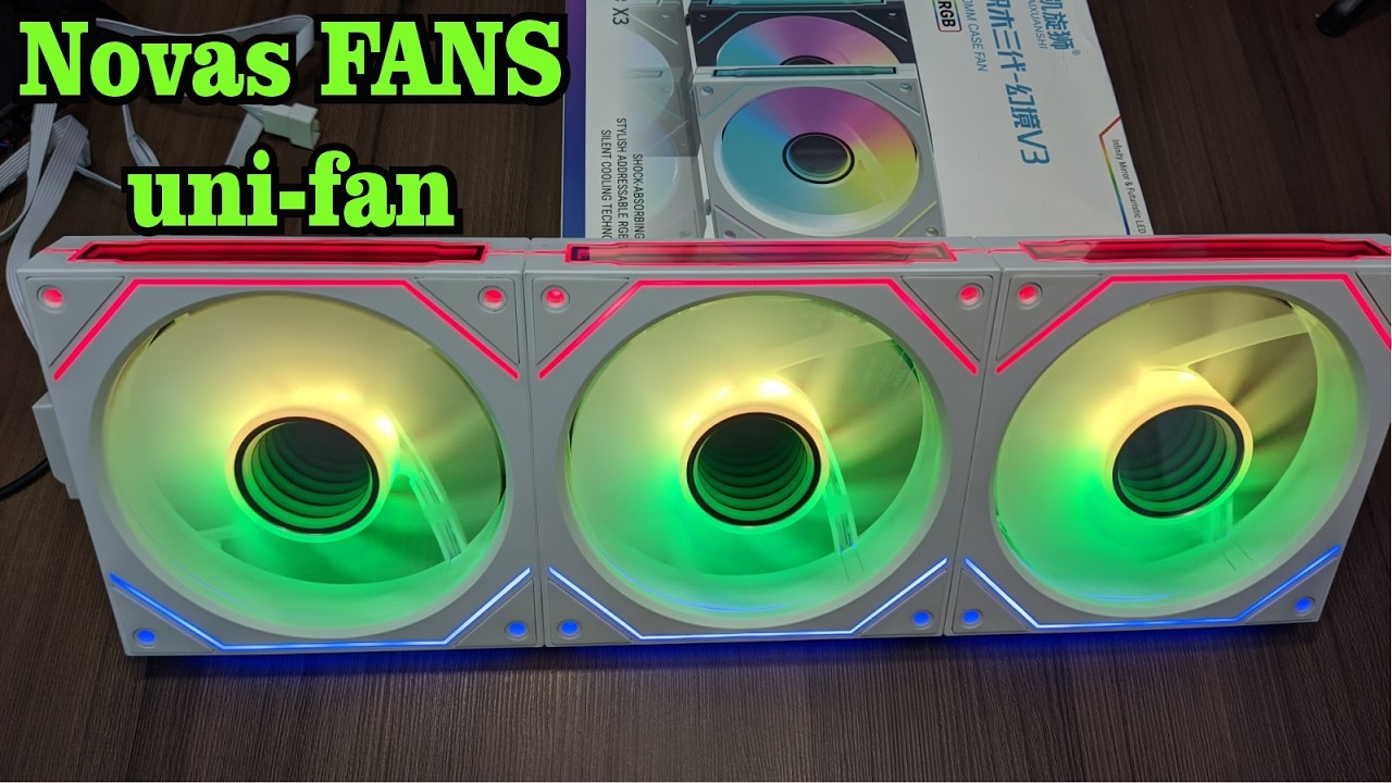 Efeitos ARGB inédito, reviews e teste FAN KAIXUANSHI JIMU V3 ou JUMPEAK ...