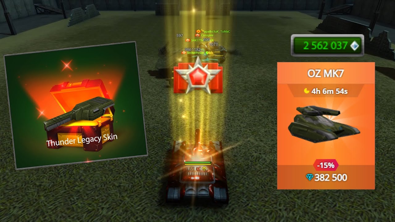 Tanki Online Road To Legend #10 - Buying Oz Kit and Thunder Legacy ...