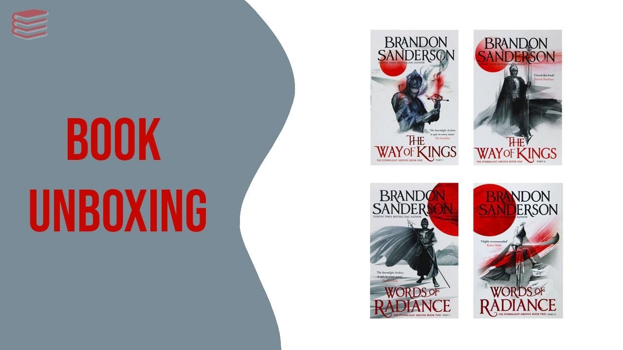 Stormlight Archive Series 4 Books Set by Brandon Sanderson - Book ...