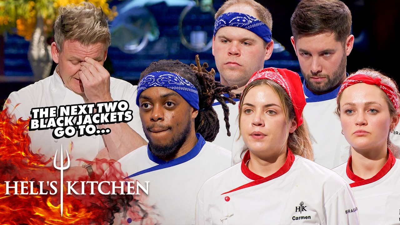 Chef Ramsay Awards Two More Black Jackets & The Final Three Face Off ...
