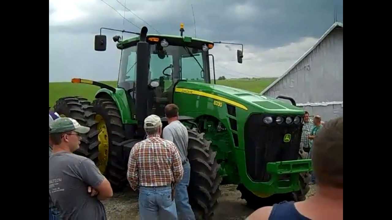 JD 8330 Tractor with 277 Hours Sold for $210,000 on Iowa Auction - YouTube