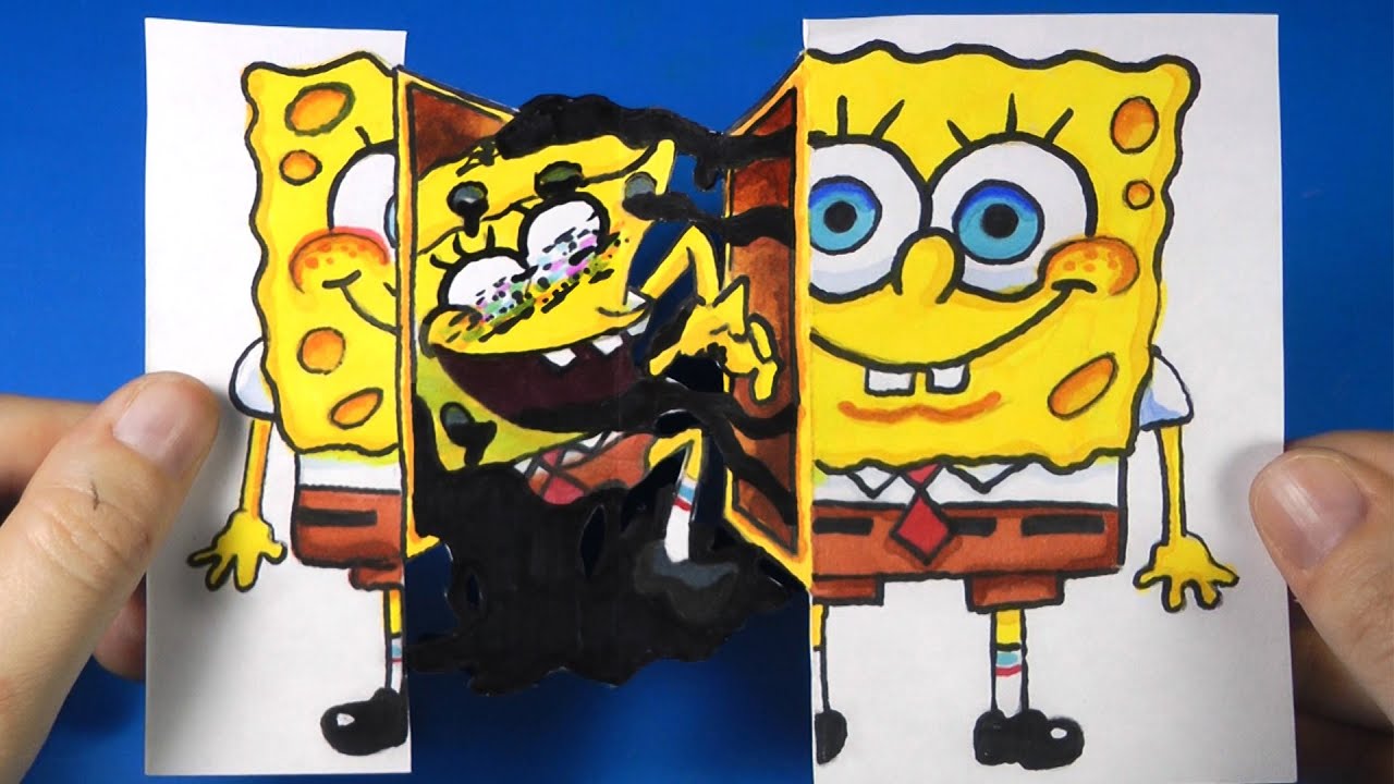 FNF Corrupted Spongebob Transformation FRIDAY NIGHT FUNKIN MOD Drawing ...