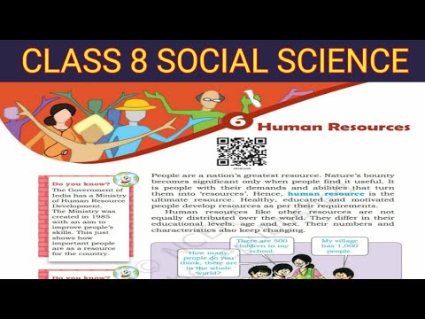 class 8 geography chapter 6 human resources explanation| ncert class 8 ...