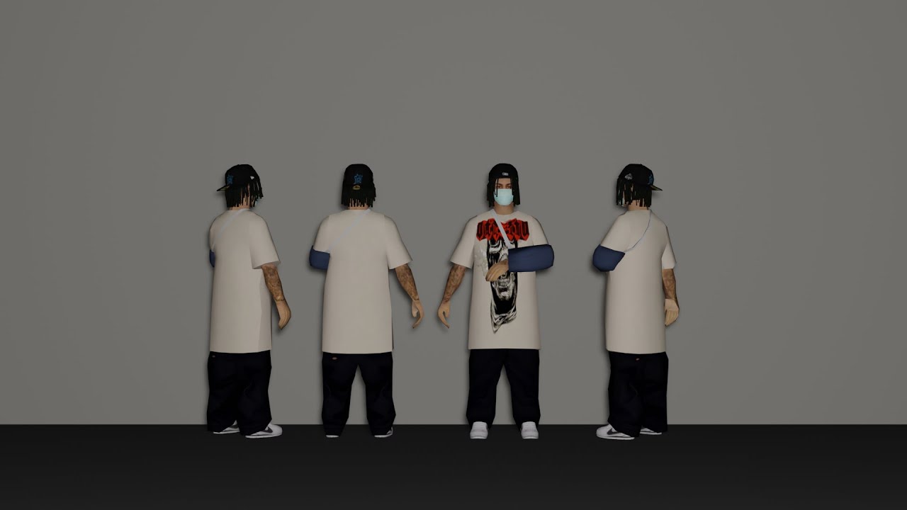 [SHARE] MOD SKIN TANGAN PATAH LOW POLY |GTA SA-SAMP - YouTube