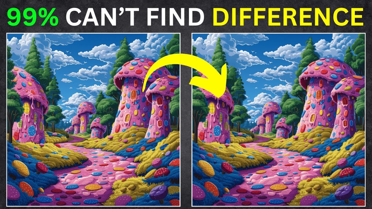 Find The Difference Puzzle Game: Candy Forest [ Spot the Difference ...