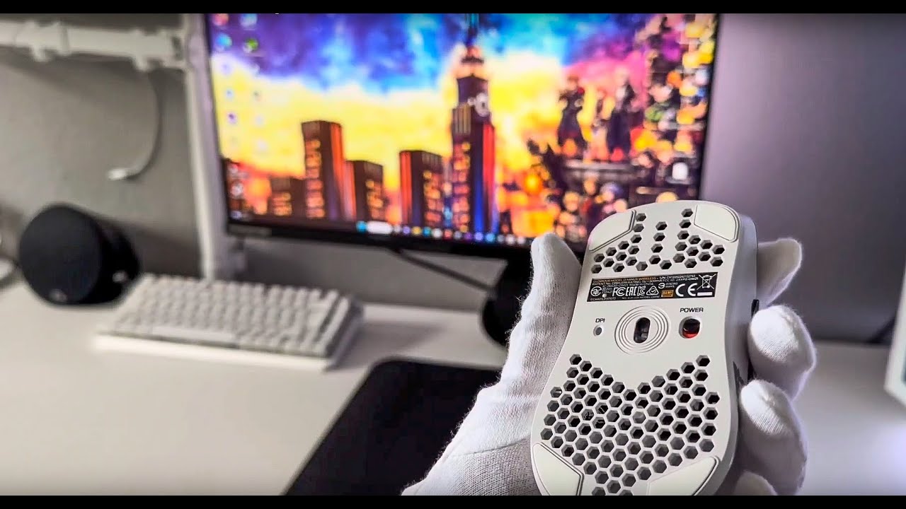 Glorious Model O- Wireless | White | Unboxing | Test - YouTube