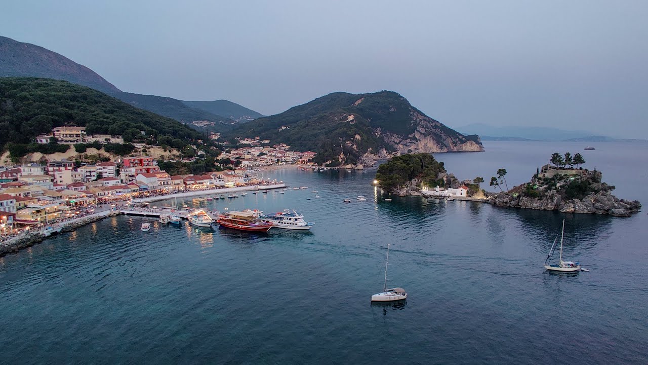 #238 Parga evening walk in Preveza, Greece - YouTube