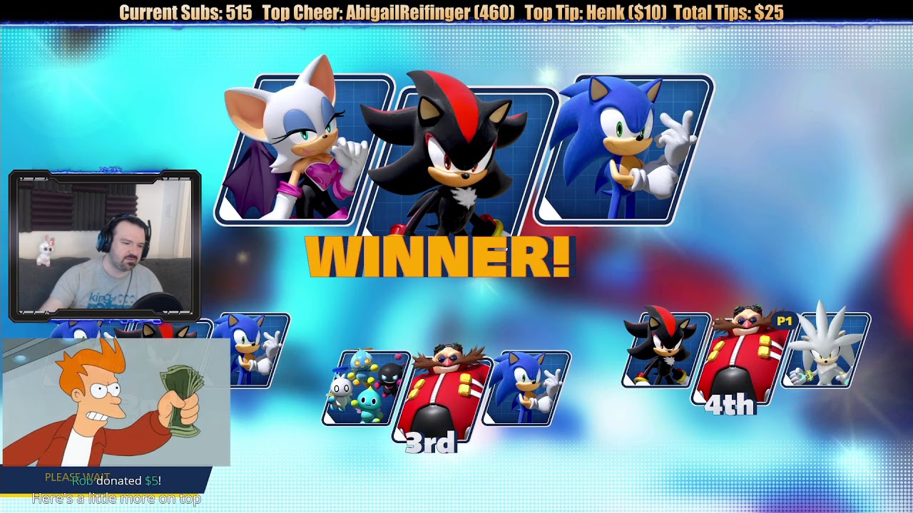 Team Sonic Racing Online MP pt1 - Random Teams Chaos - YouTube