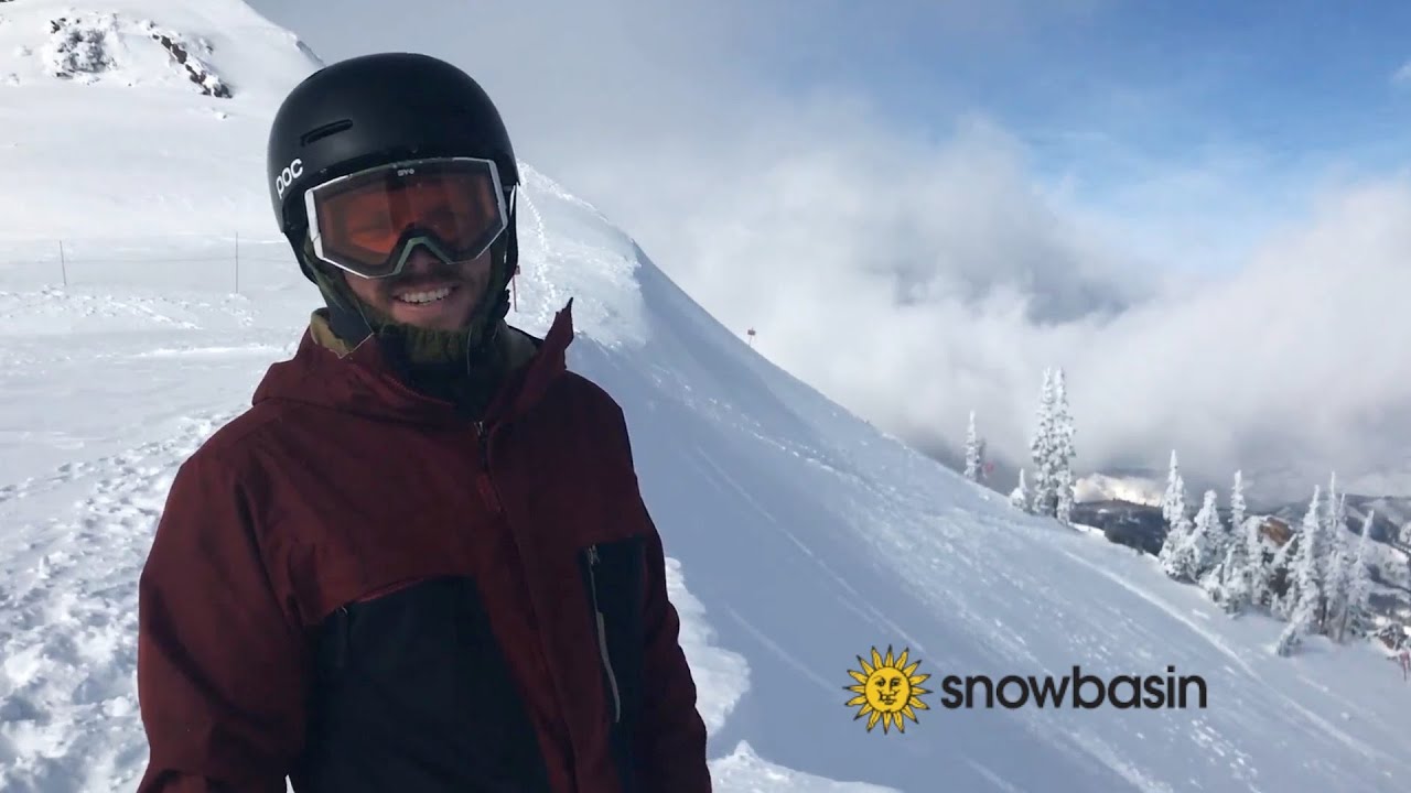 Skiing Powder at Snowbasin - YouTube