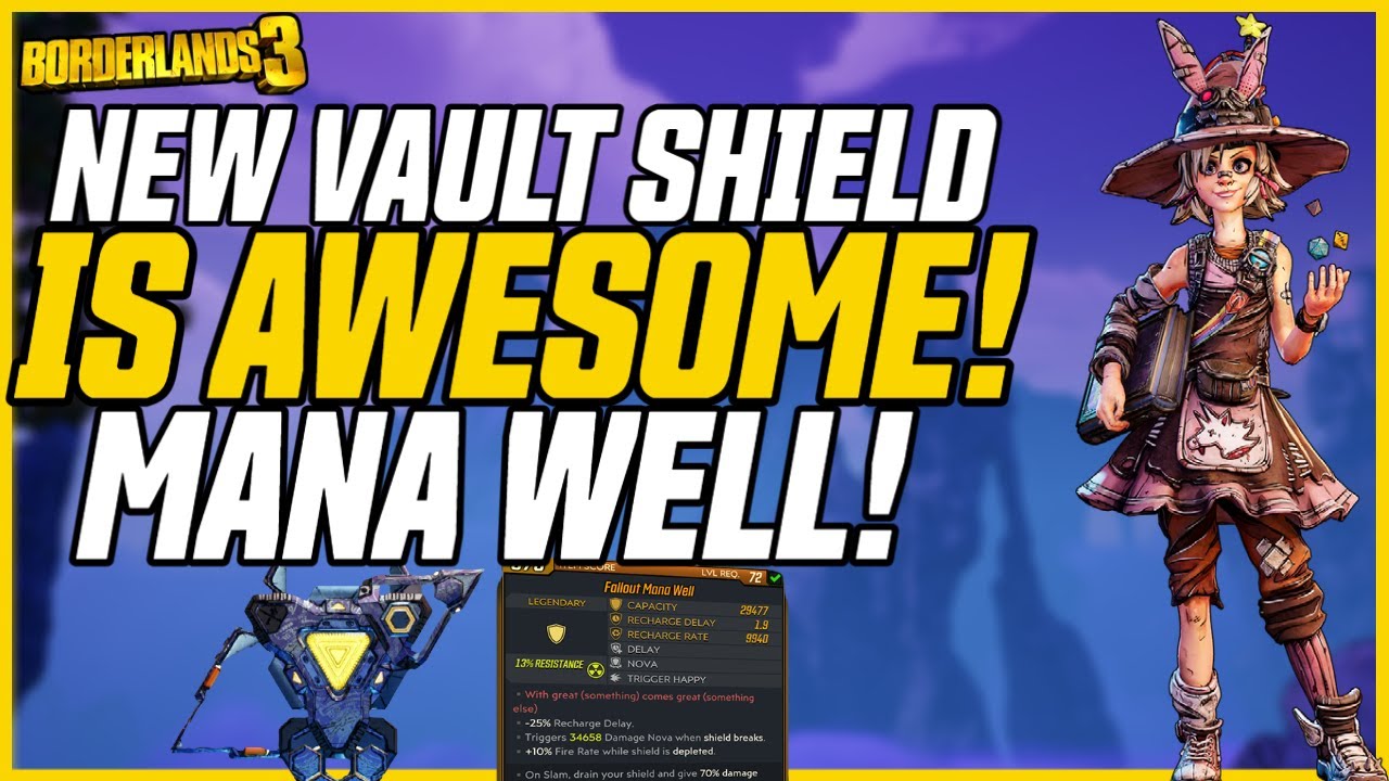 NEW VAULT SHIELD! (Shockingly Good)! // Borderlands 3 Vault Card 3 ...